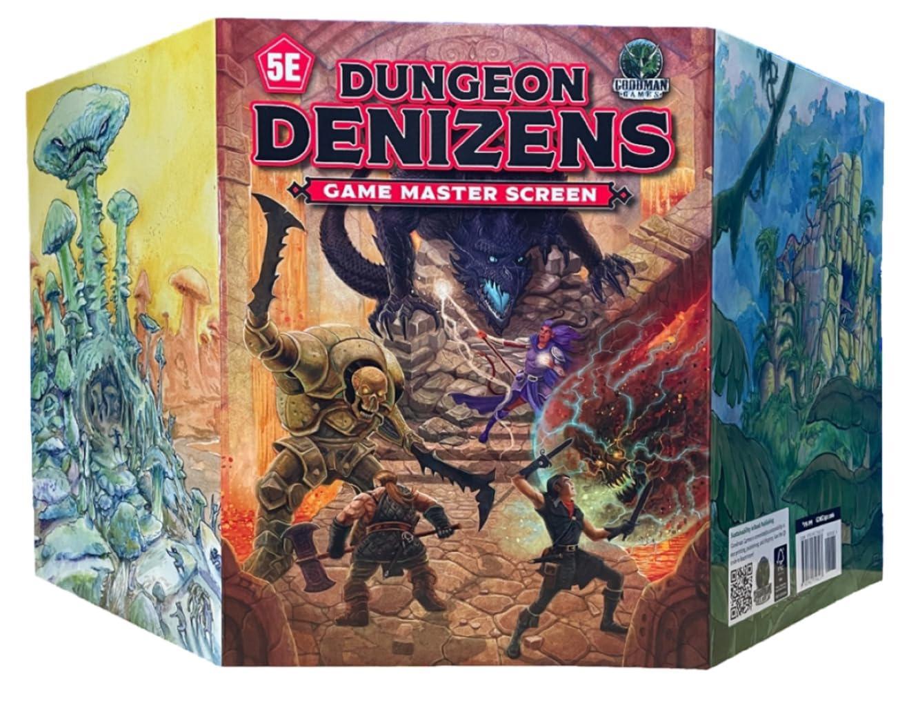 Dungeon Denizens Game Master Screen – The Upkeep Games